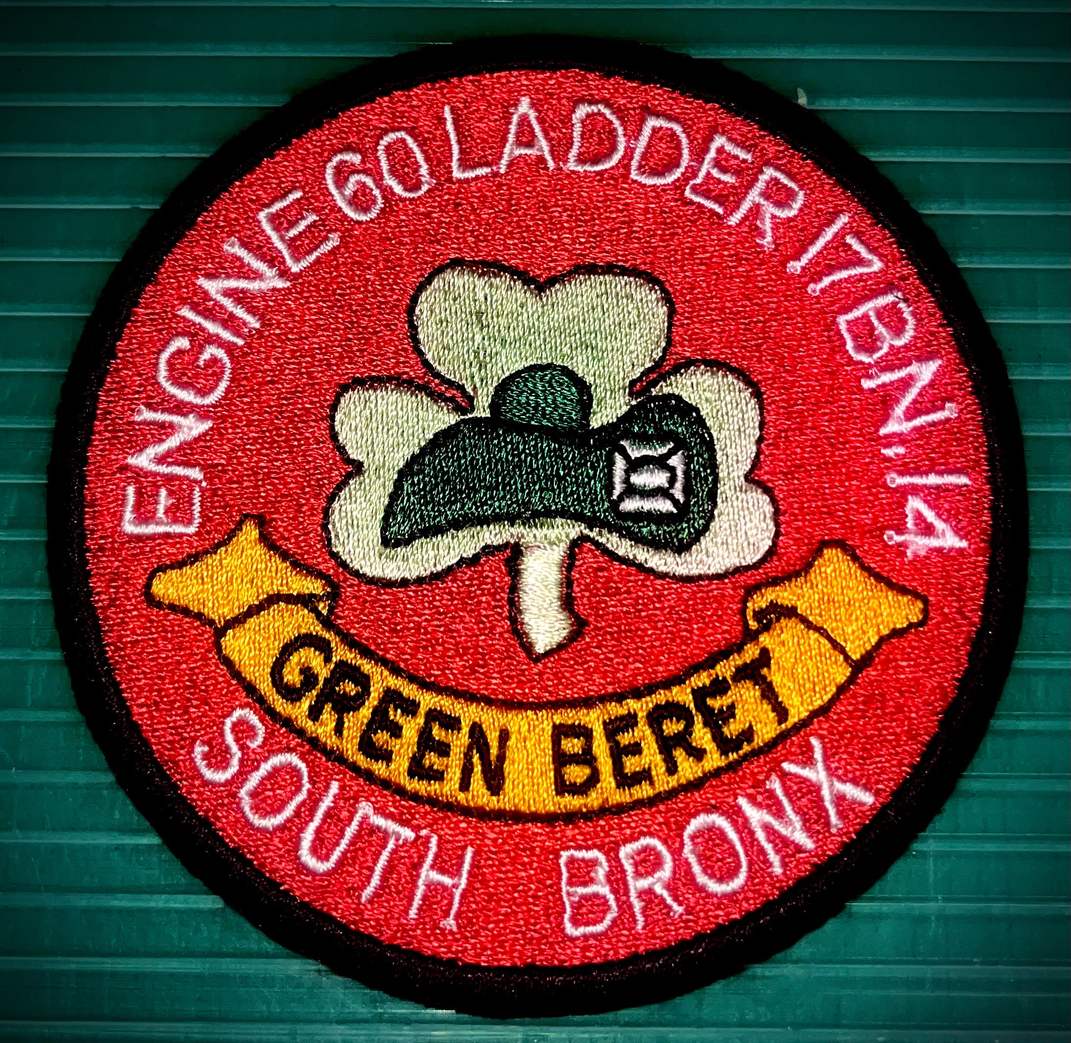 Green Beret HOUSE Patch | FDNY Green Berets E60 L17 BN14